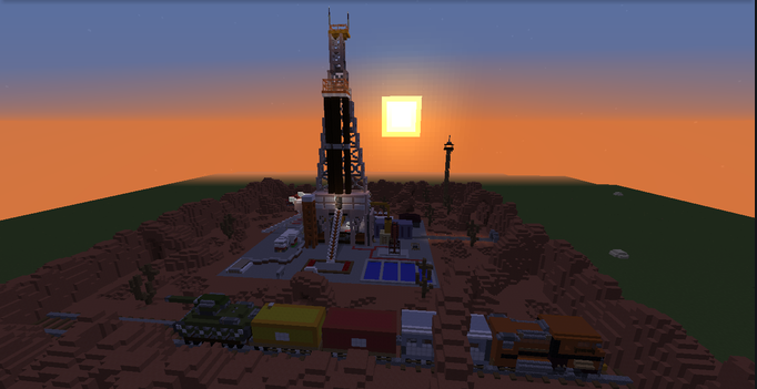 Petrobras IV Oil Rig (Arena) Minecraft Map