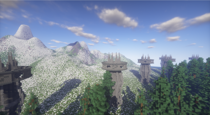 the Farland Ranges (1000*1000) Minecraft Map