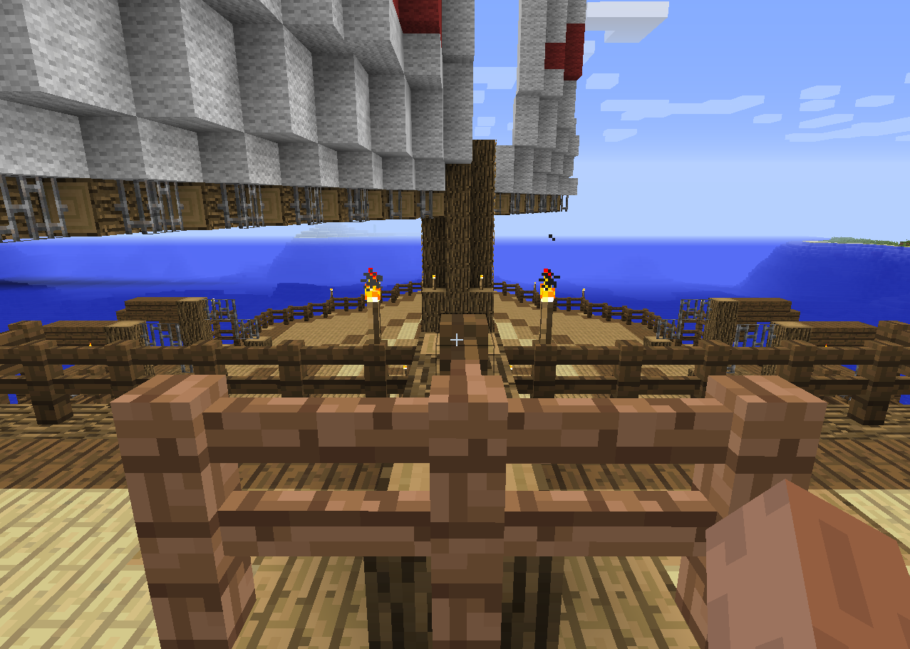 Trade between the two different worlds. Minecraft Map