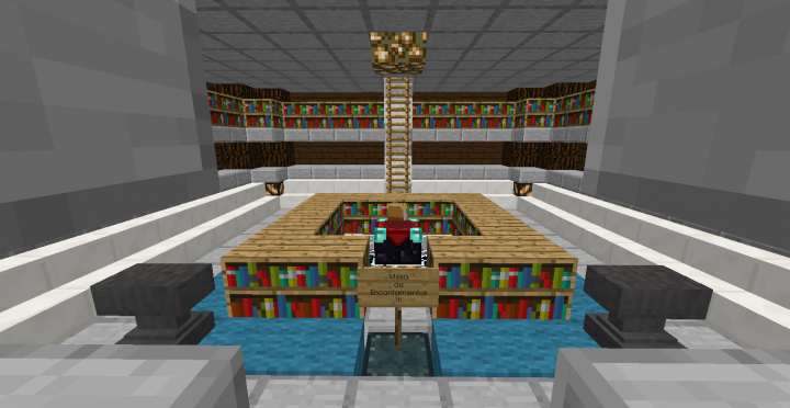 Enchanting table + Bookshop Minecraft Map