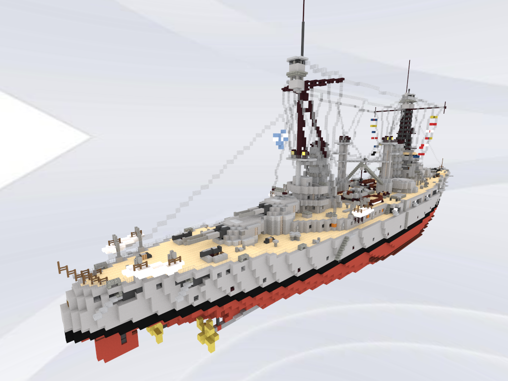Rivadavia-class battleship Minecraft Map