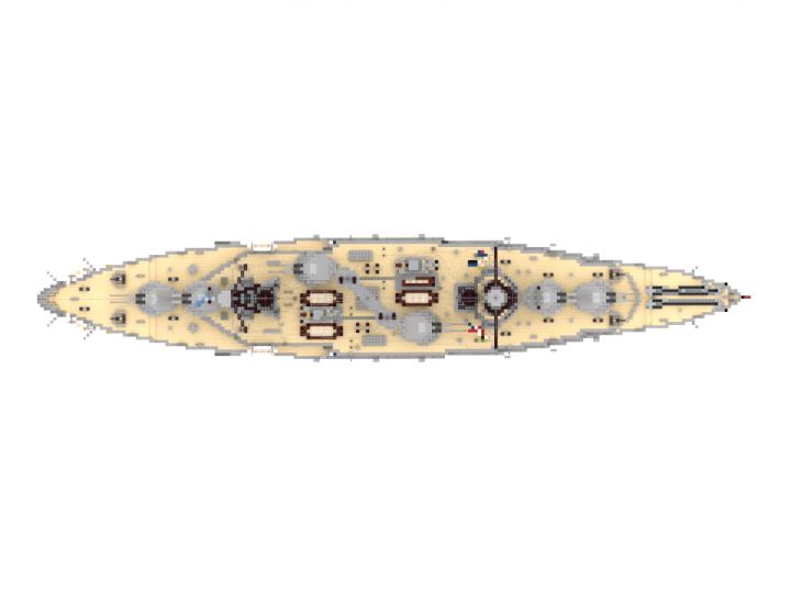 Rivadavia-class battleship Minecraft Map