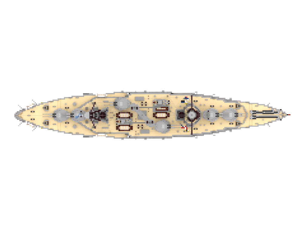 Rivadavia-class battleship Minecraft Map