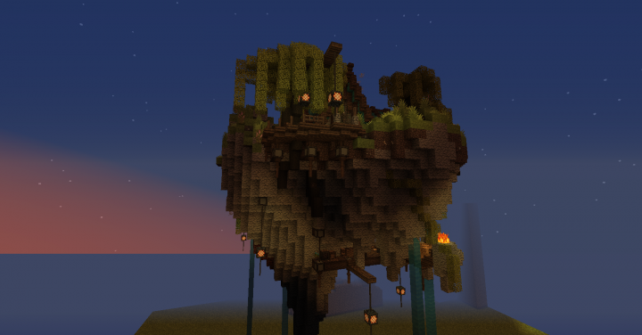 Small Floating Island Minecraft Map