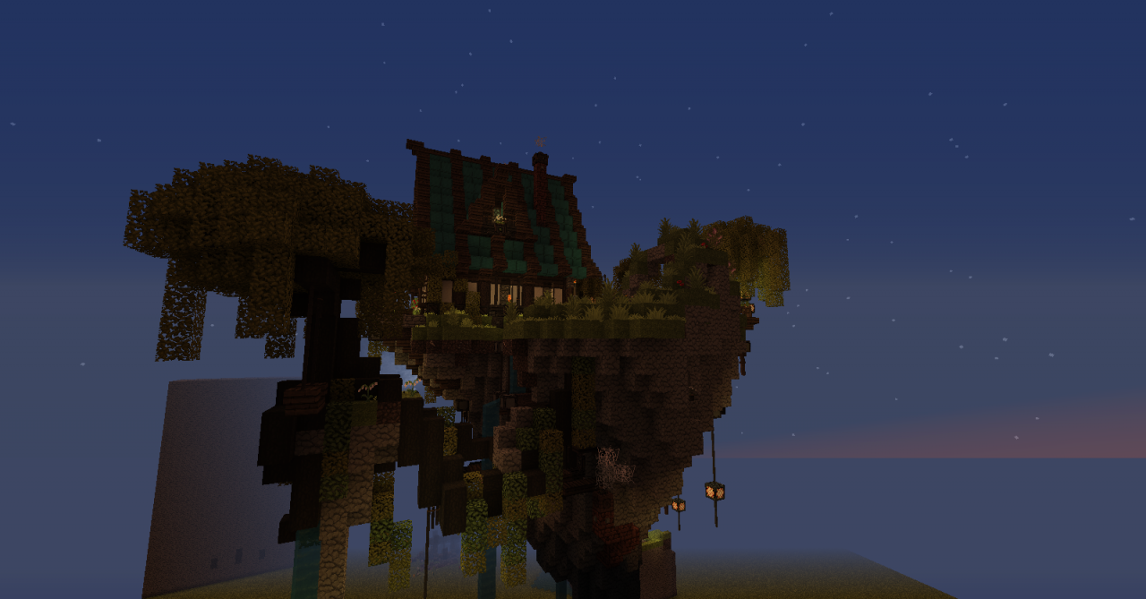 Small Floating Island Minecraft Map