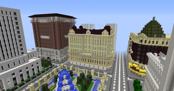 Los Angeles 1950 - WITH WORLD SAVE Minecraft Map