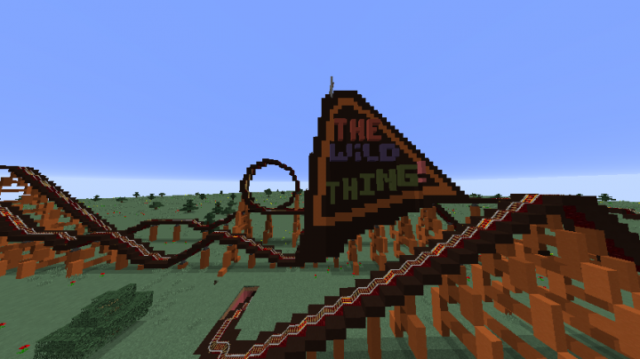 The Wild Thing - Roller Coaster Minecraft Map