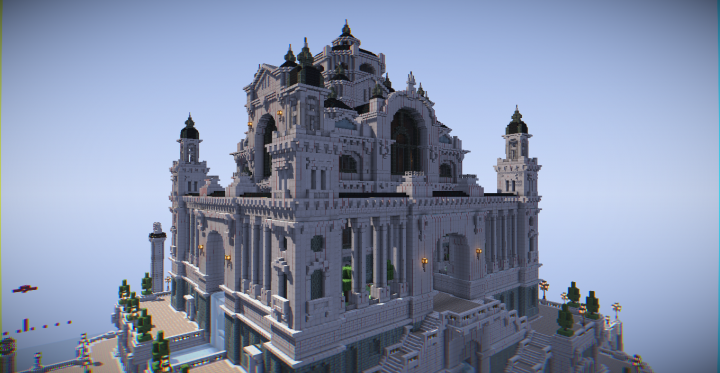 Beaux Arts Byzantine Bathhouse Minecraft Map