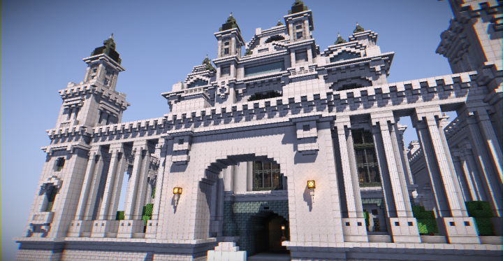 Beaux Arts Byzantine Bathhouse Minecraft Map