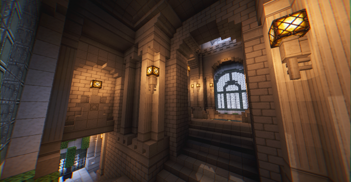 Beaux Arts Byzantine Bathhouse Minecraft Map