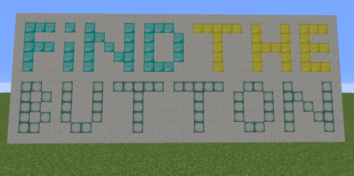 Find The Button! Minecraft Map