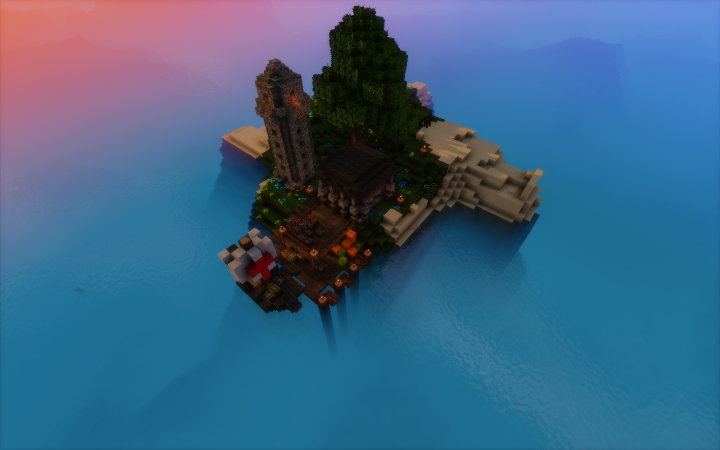 Medieval Trading Post Minecraft Map