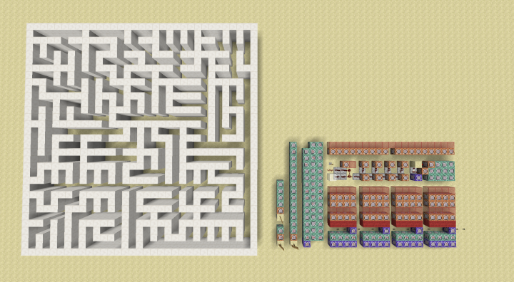 MAZE GENERATOR - works in 1.10 Minecraft Project