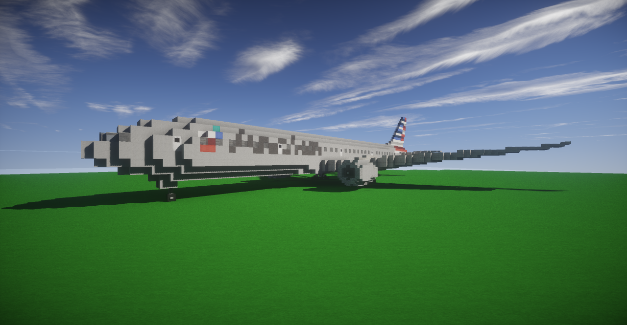 Boeing 777-300er Minecraft Map