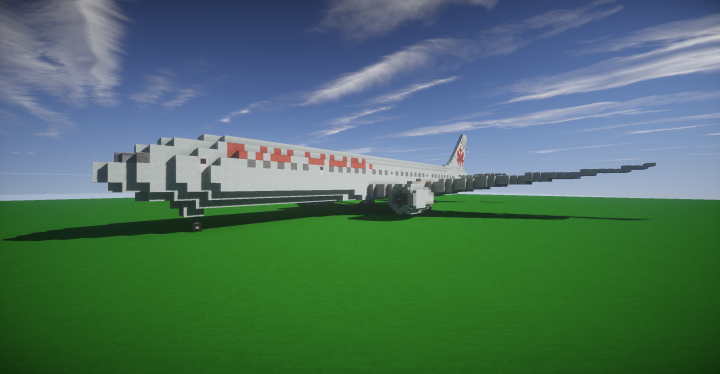 Boeing 777-300er Minecraft Map