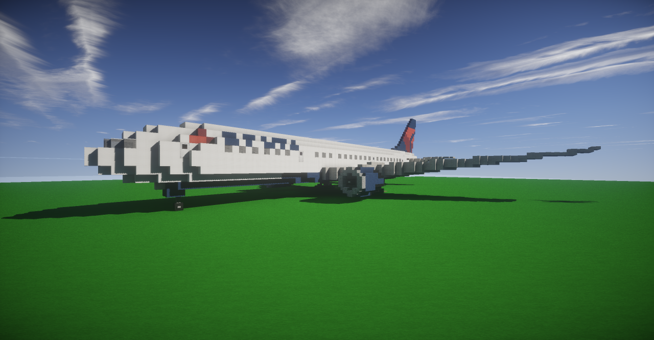 Boeing 777-300er Minecraft Map