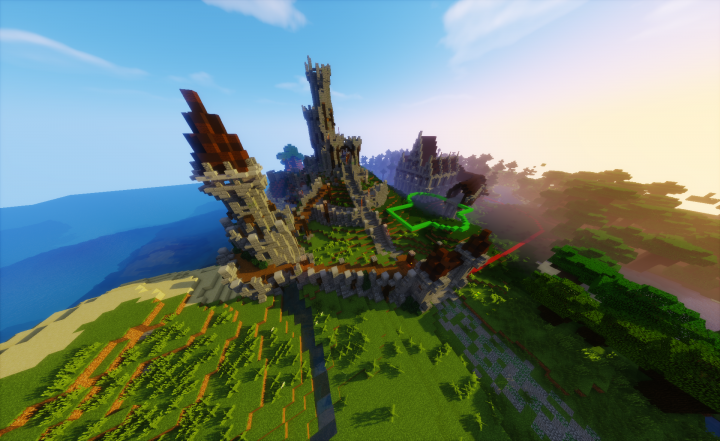 Survival spawn Minecraft Map