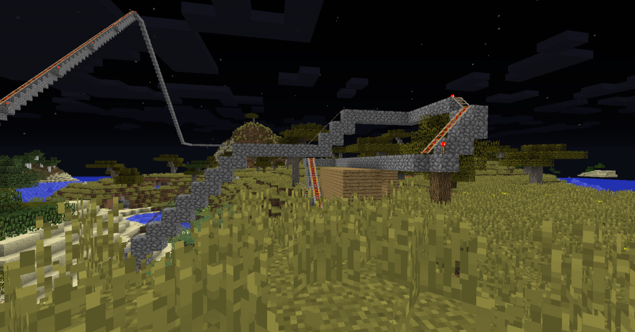 1 minute and 5 seconds rollercoaster Minecraft Map