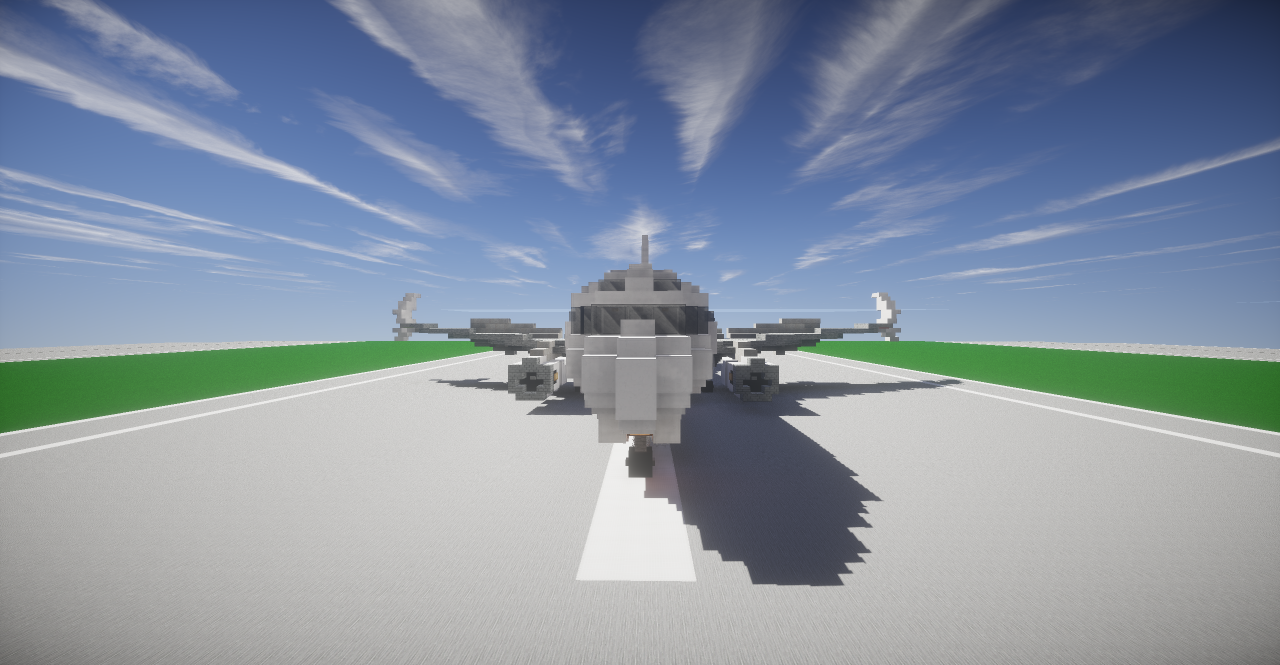 Boeing 737-800 (Scimitar Winglets) [1.5:1 Scale] All Slabs Minecraft Map