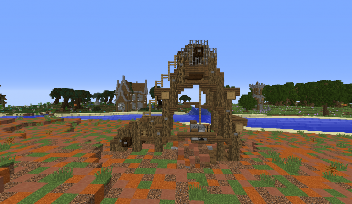 Steampunk Mining Crane Minecraft Map