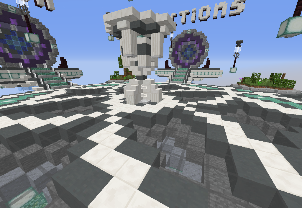 Futuristic Hub Minecraft Map