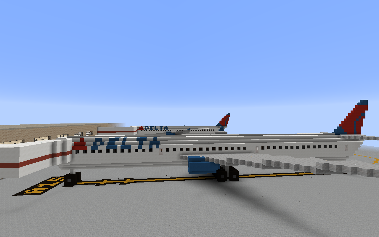 Boeing 737-800/757-200 Minecraft Map