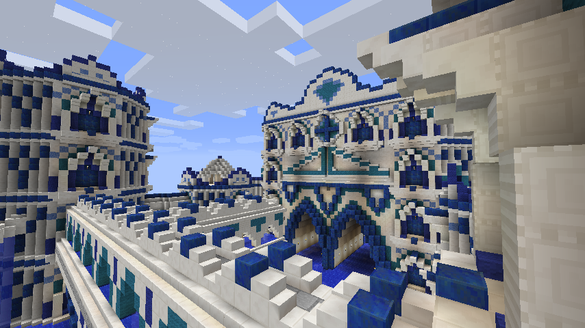 [ElysiumFire application] The Magic Blue Castle Minecraft Map