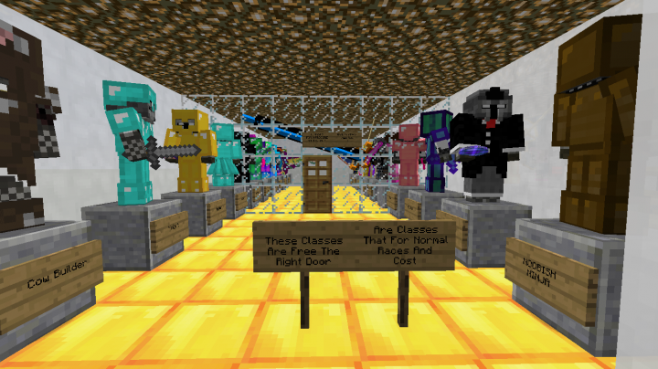 Lucky Block Race Mainly For PopularMMOS Minecraft Map