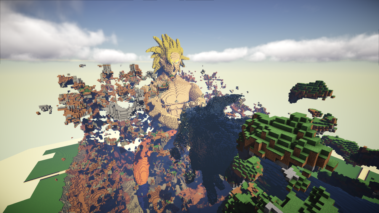 Goku Kamehameha Minecraft Map