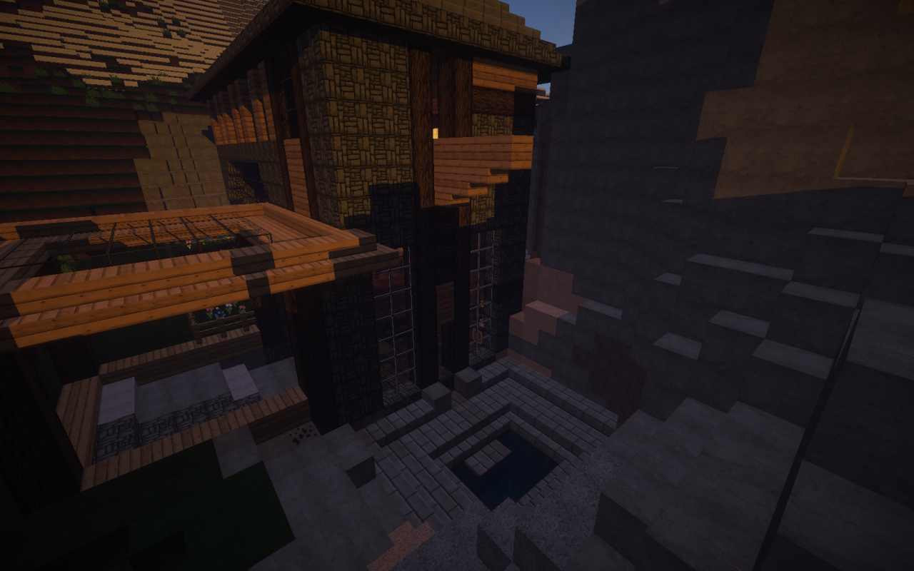 Mansion In A Valley Minecraft Map