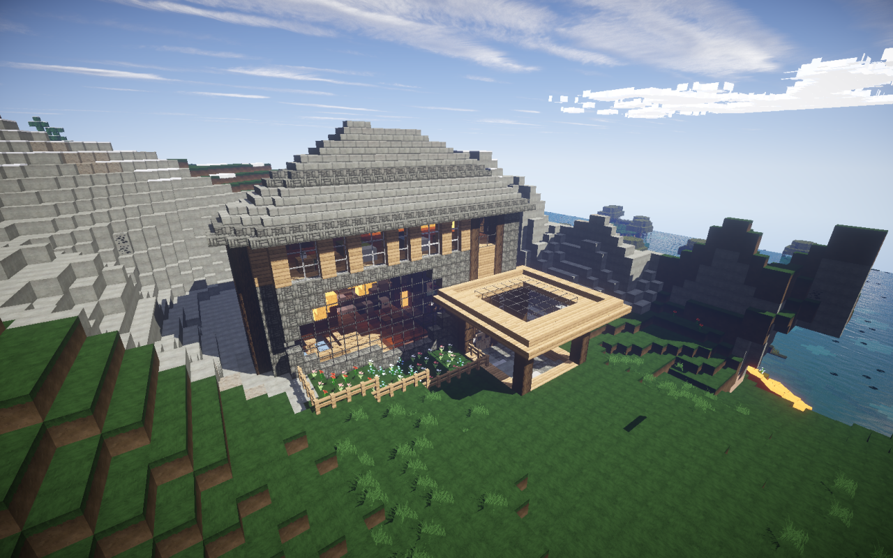 Mansion In A Valley Minecraft Map