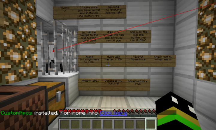 Portal Cube Curse Map Minecraft Map