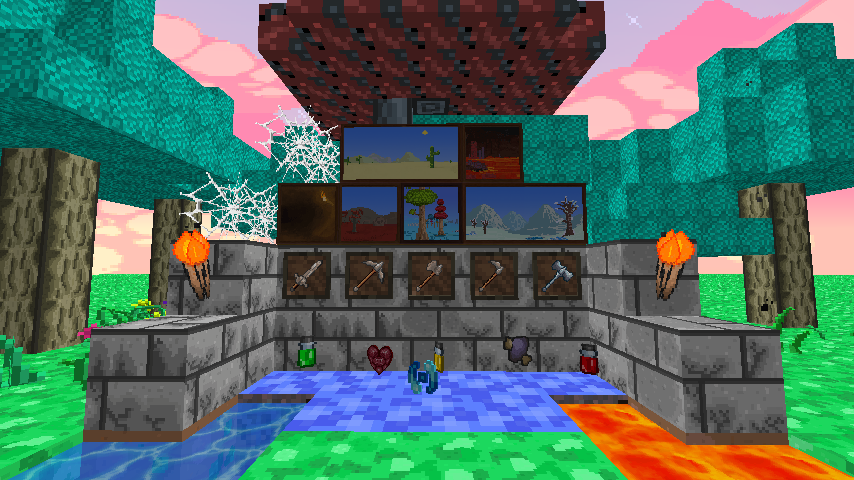 Terraria v2.5 - MineTerra Minecraft Texture Pack