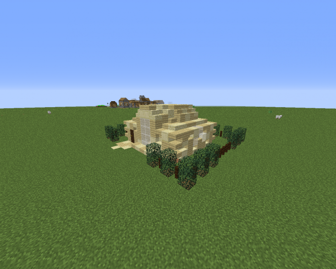 Birch and Sandstone survival house ! Minecraft Map