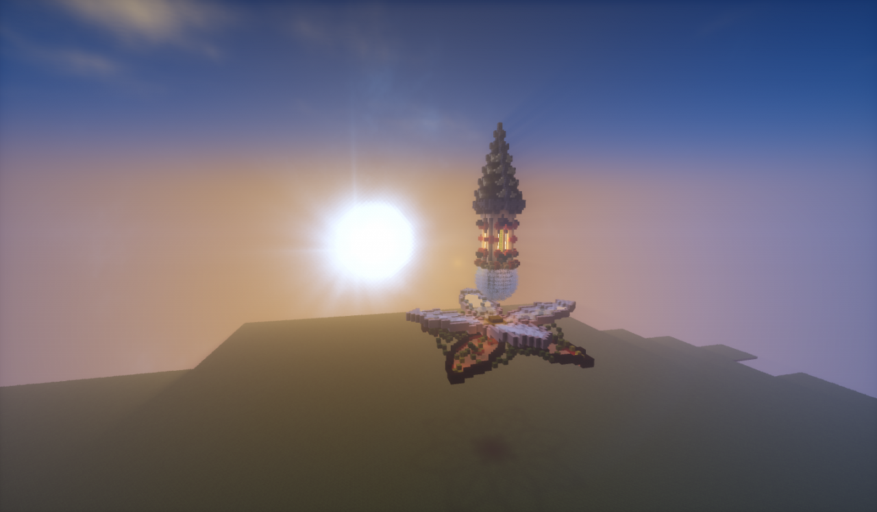 Flower And Tower Minecraft Map