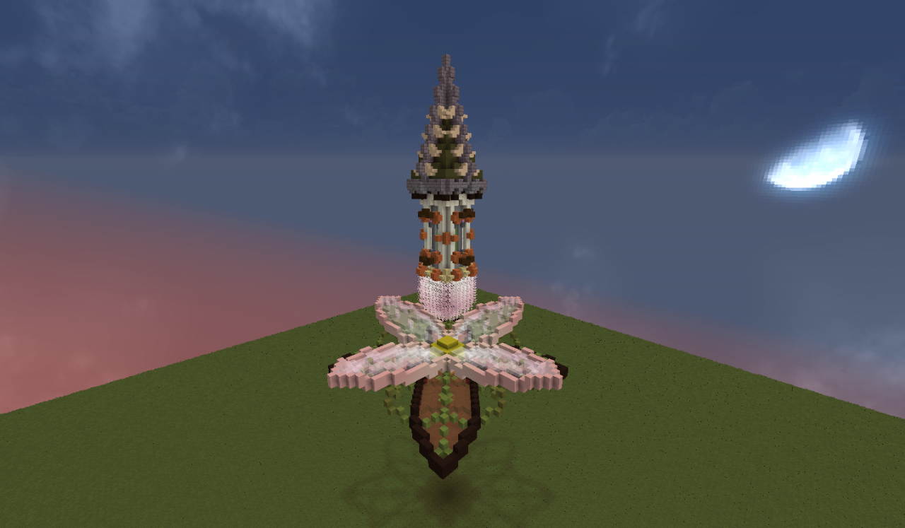 Flower And Tower Minecraft Map