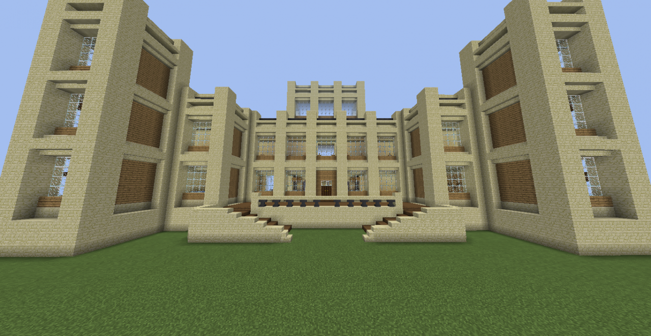 Wayne Manor & Batcave Minecraft Map