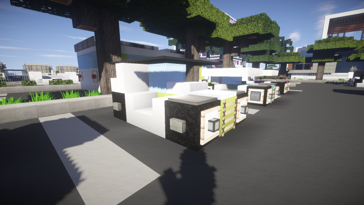 How to build differently Mini Cooper vehicles Minecraft Map