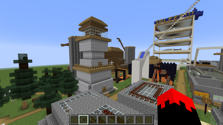 Halloween Terror Theme Park Minecraft Map