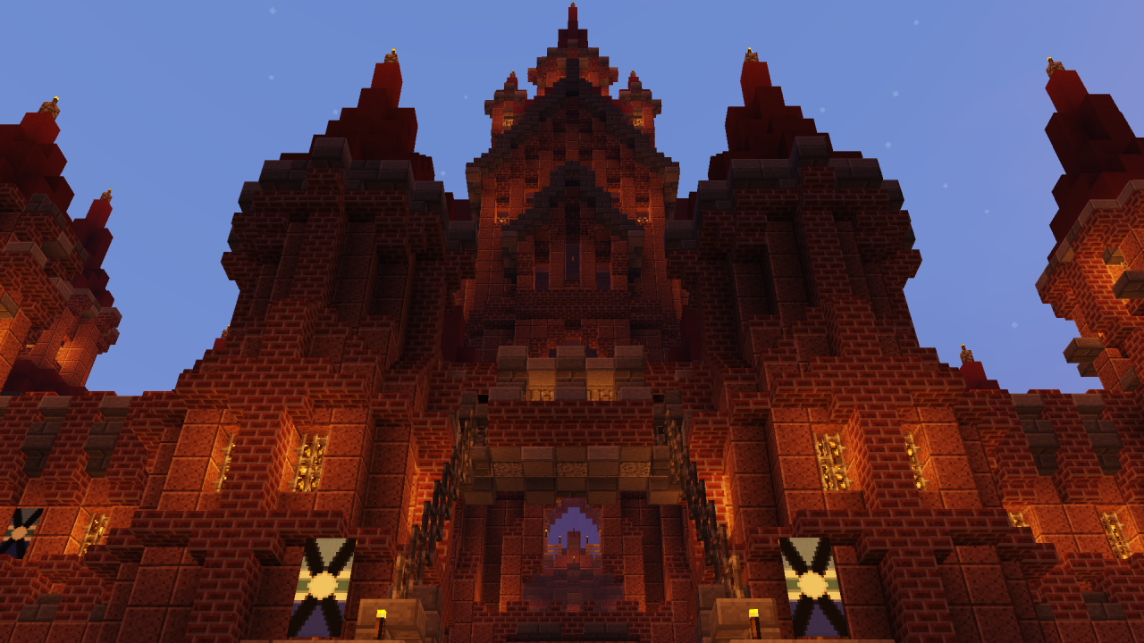 Castle of the Heroes - A granite fantasy castle Minecraft Map