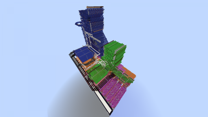 Mathematical base converter Minecraft Map