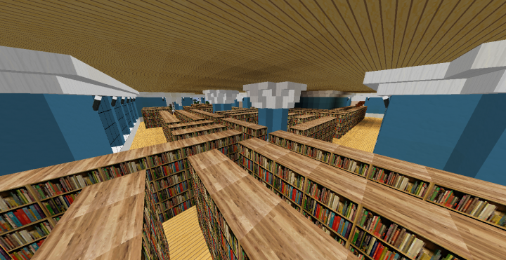 Old library Minecraft Map