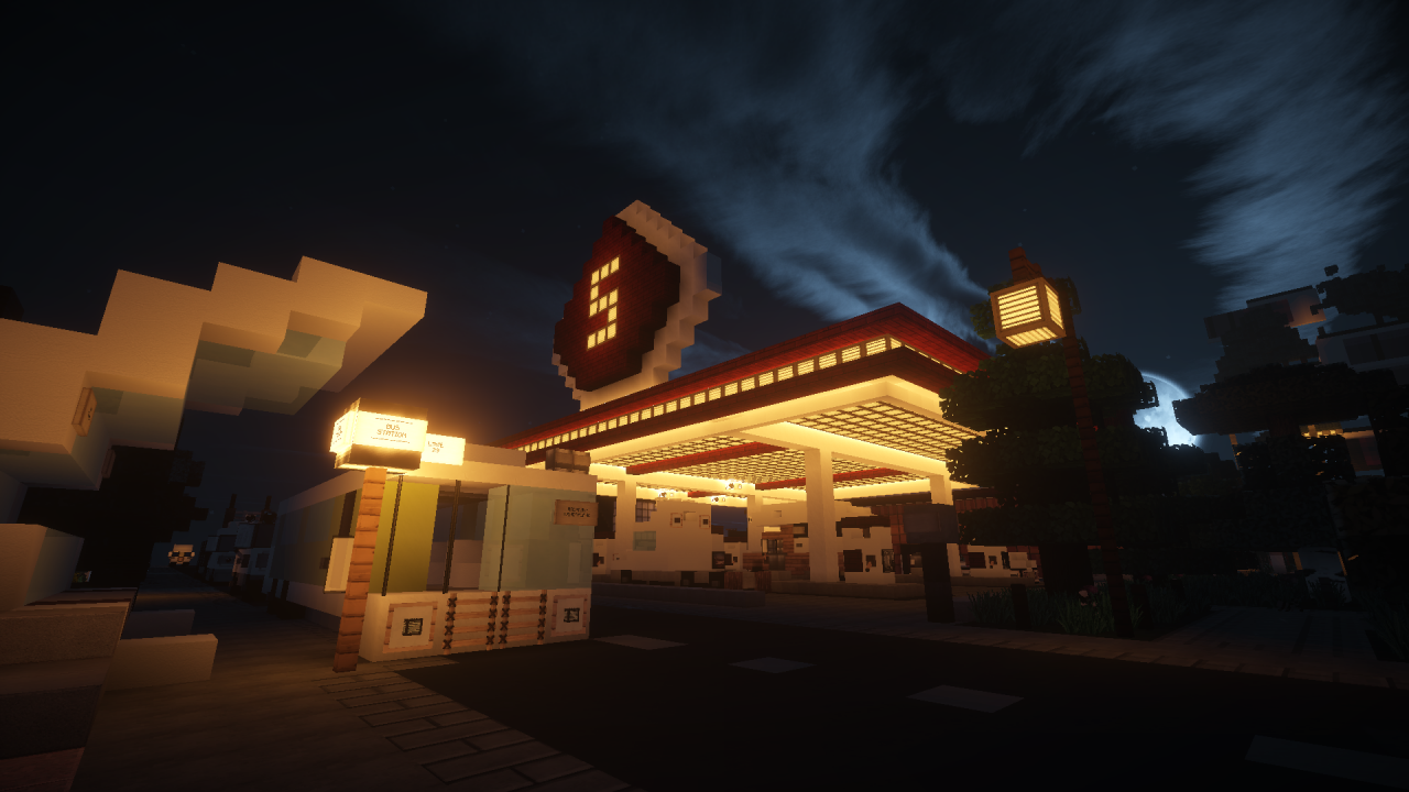 Modern Gas station Minecraft Map