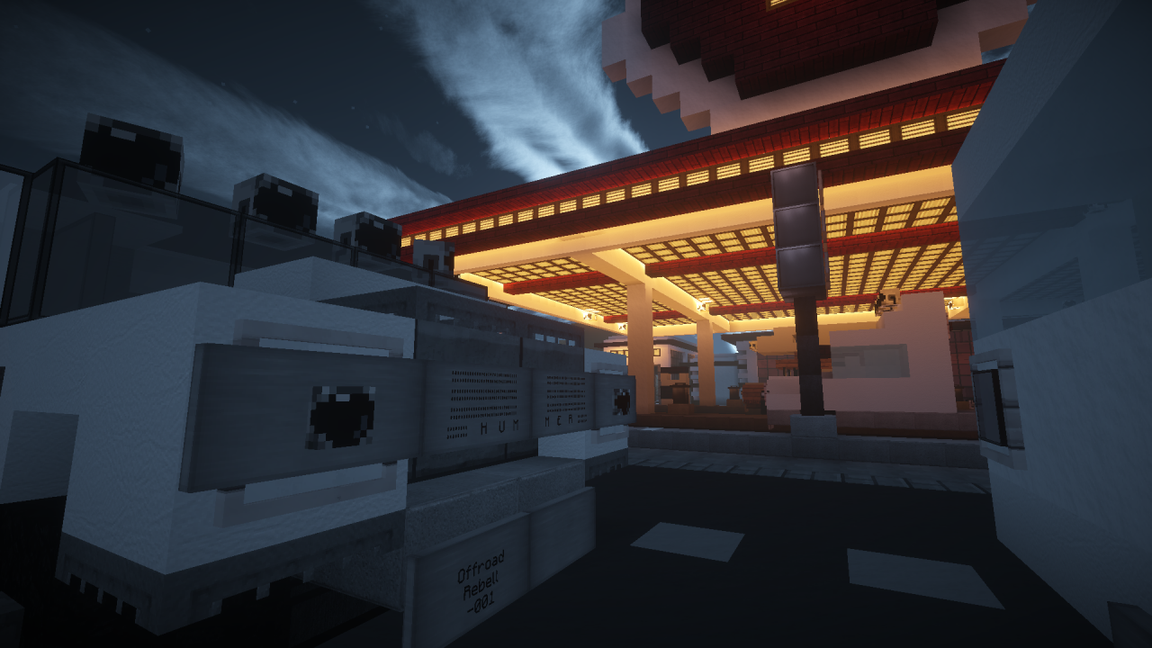 Modern Gas station Minecraft Map