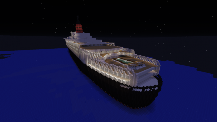 MS Queen Elizabeth 2 Minecraft Project