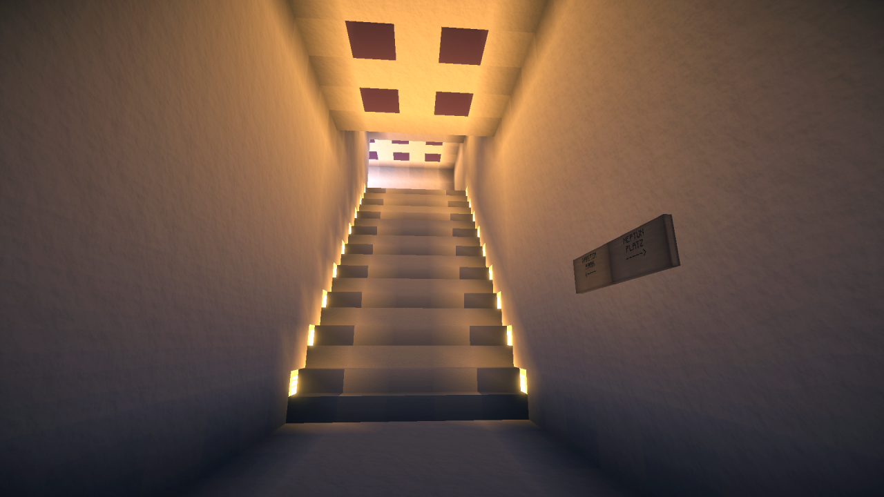 Modern Underground Station -Hamburg Hafencity- Minecraft Map