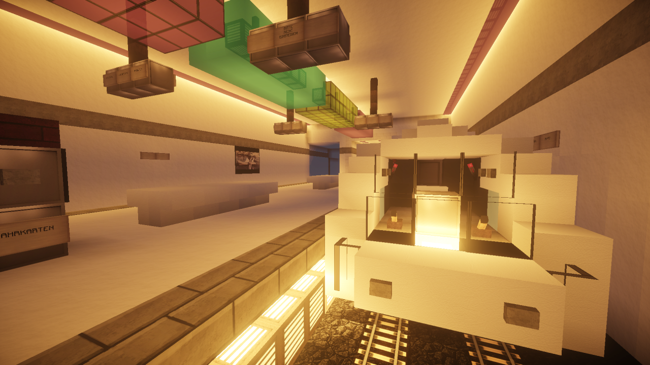 Modern Underground Station -Hamburg Hafencity- Minecraft Map
