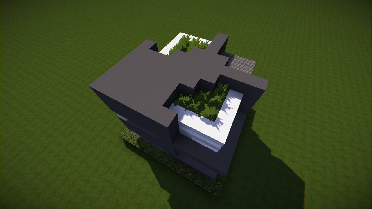 Modern House 12x12 Minecraft Map