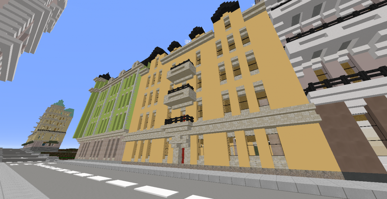 6 old European buildings Minecraft Map