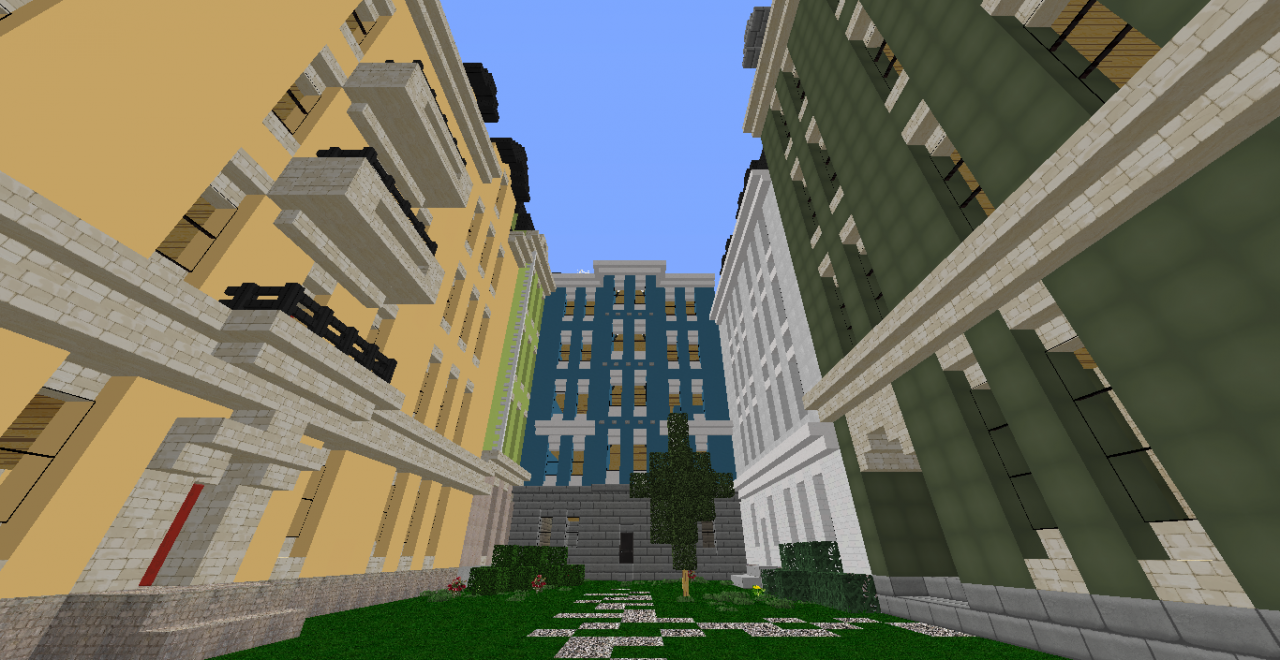 6 old European buildings Minecraft Map